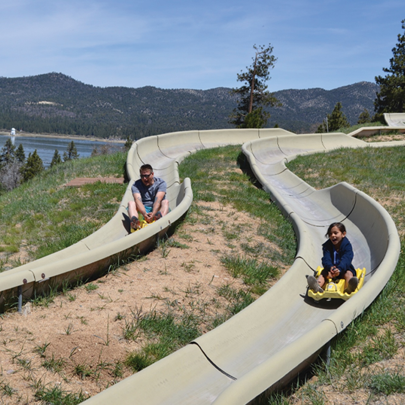 Alpine Slide at Magic Mountain - Big Bear CA- Destination Big Bear